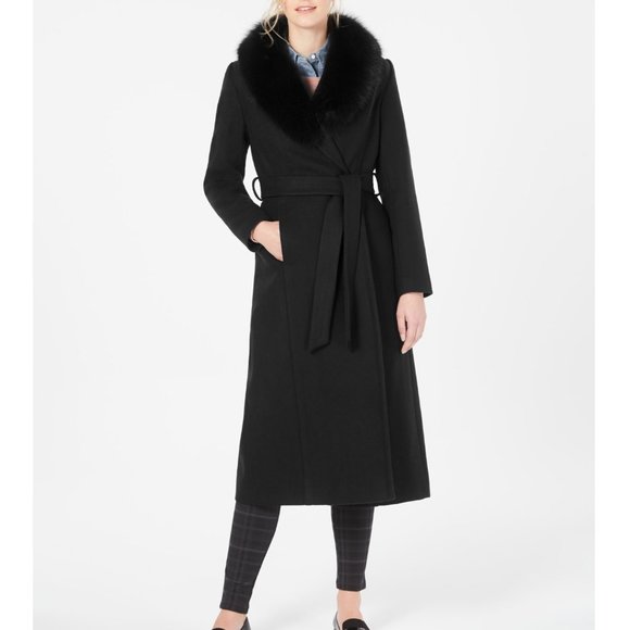 Forecaster | Jackets & Coats | Forecaster Fox Fur Wool Coat Nwt | Poshmark